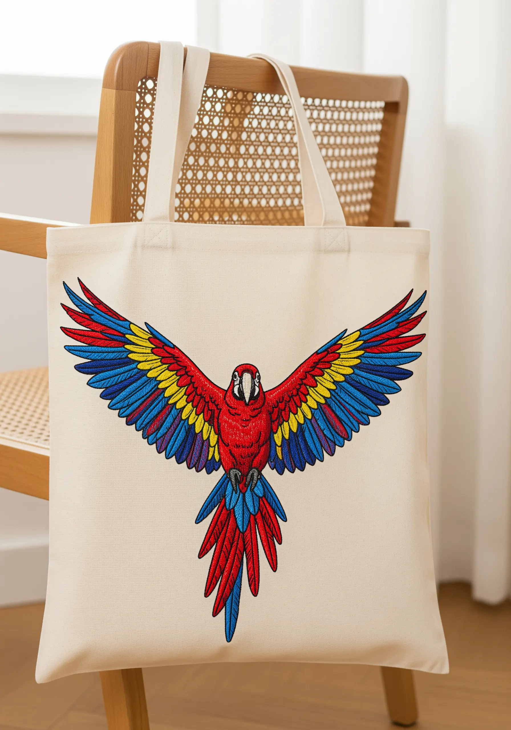 18 Colorful Tropical Bird Embroidery Stitches to Transform Plain Tote ...