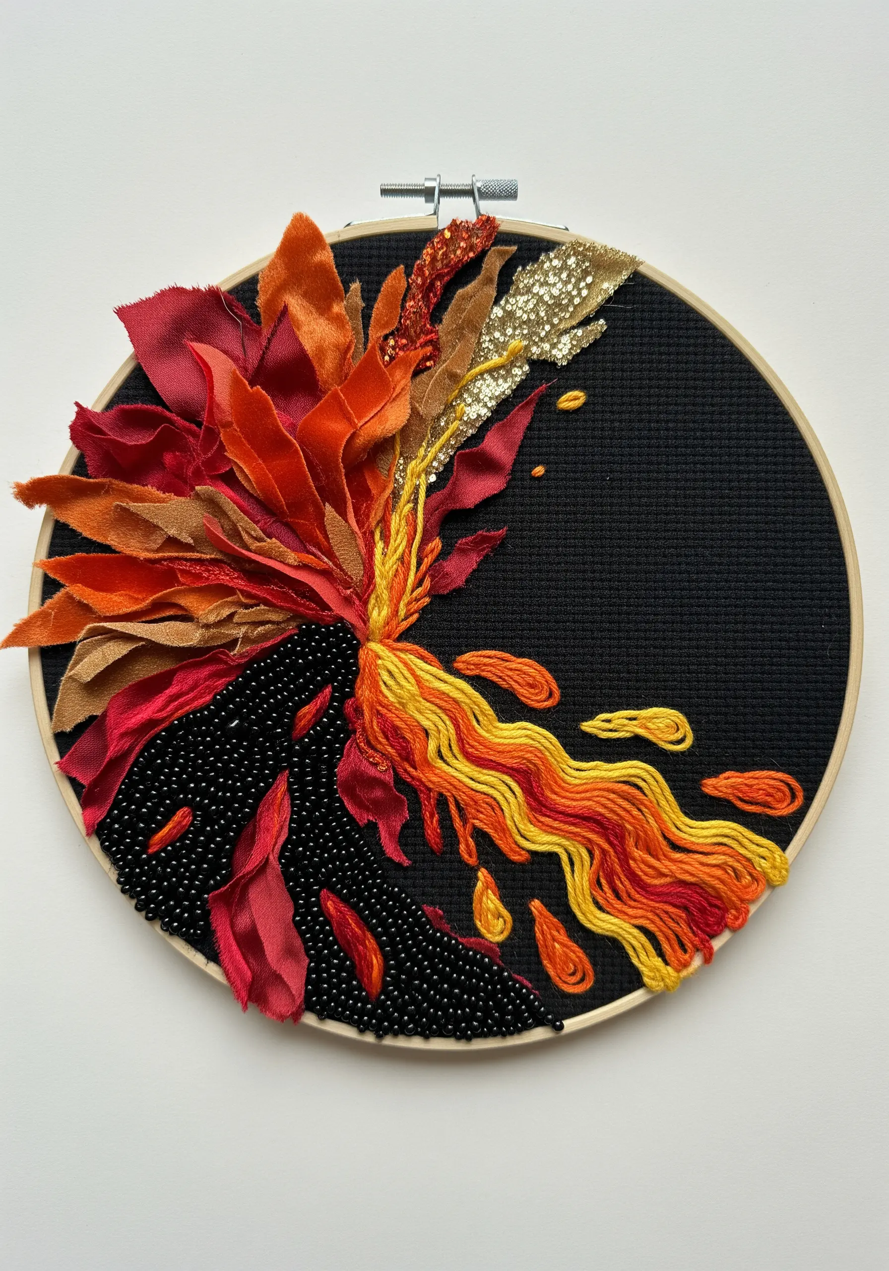 20 Abstract Mixed-Media Embroidery Ideas Using Fabric Scraps ...