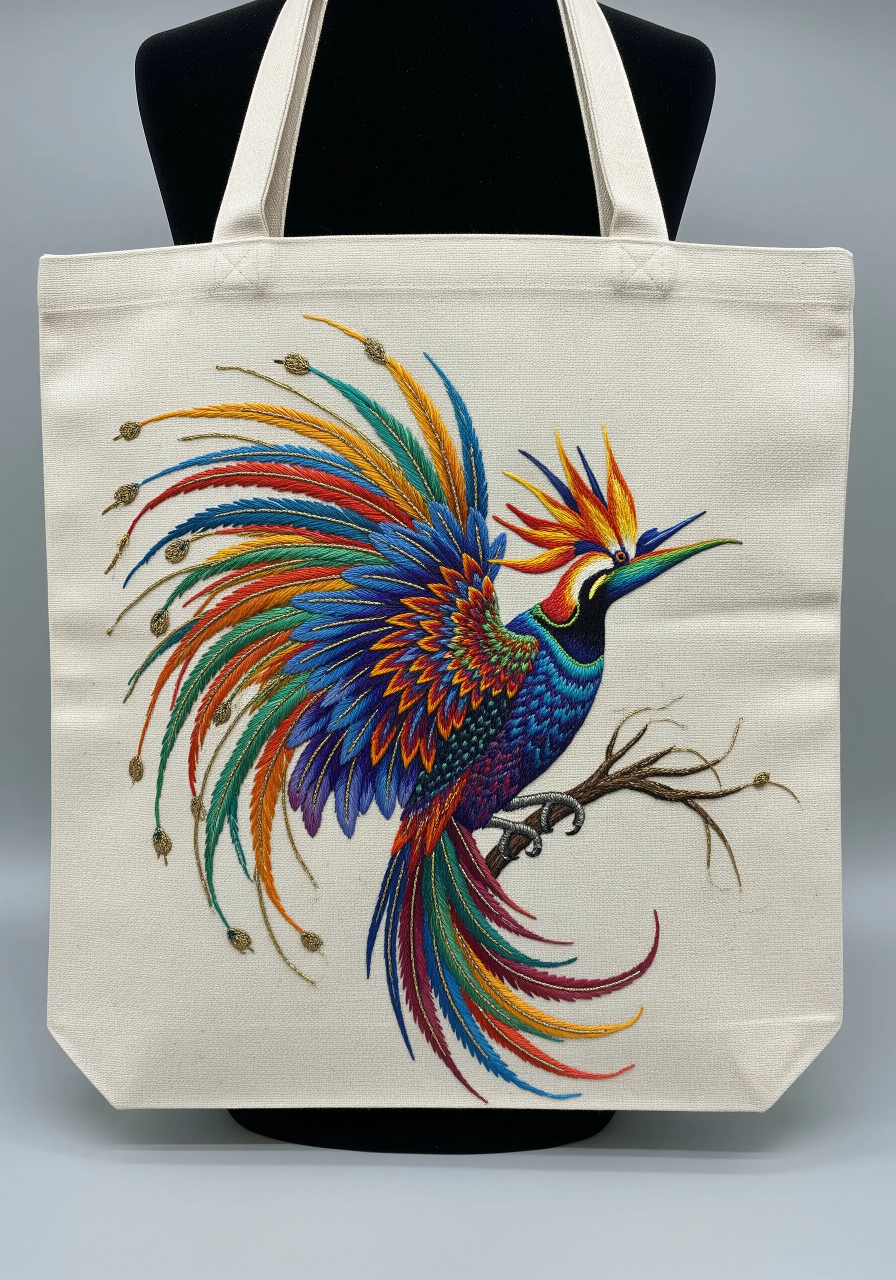 18 Colorful Tropical Bird Embroidery Stitches to Transform Plain Tote ...