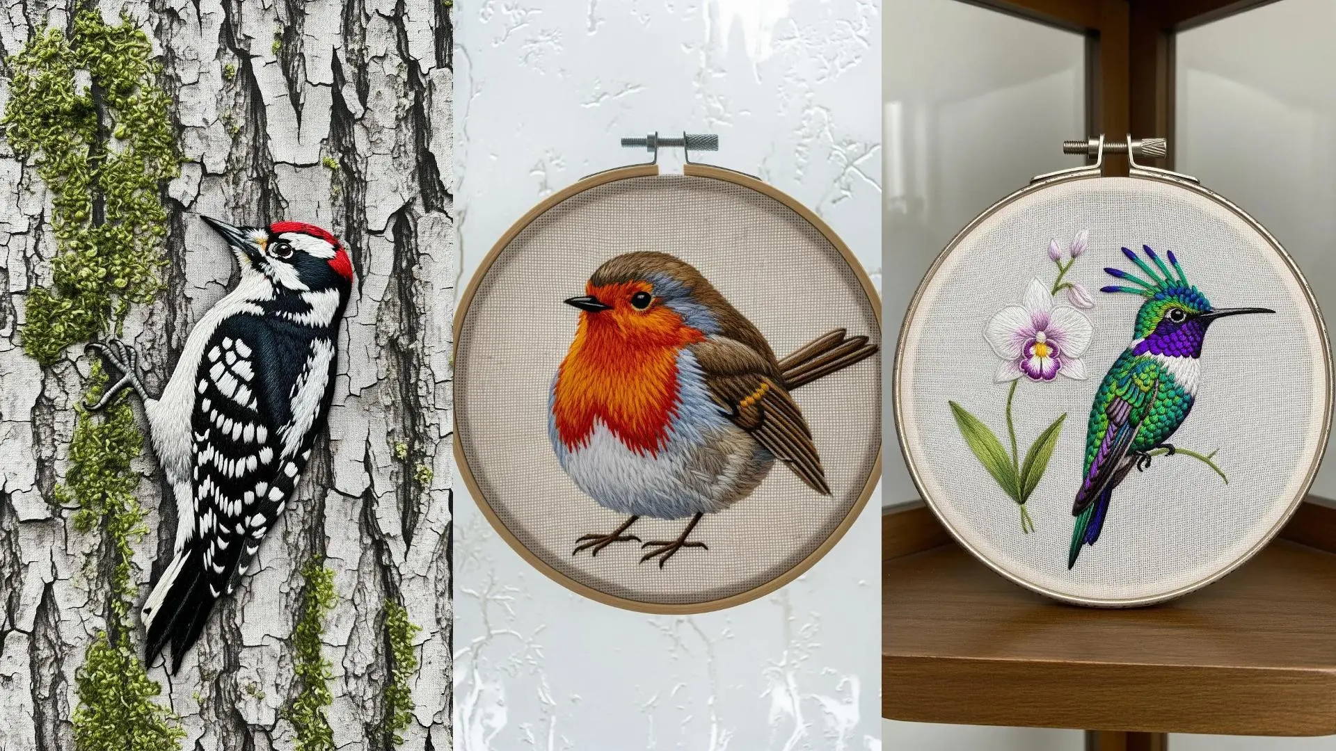 36 Realistic Feather Embroidery Techniques for Birds That Look Almost ...