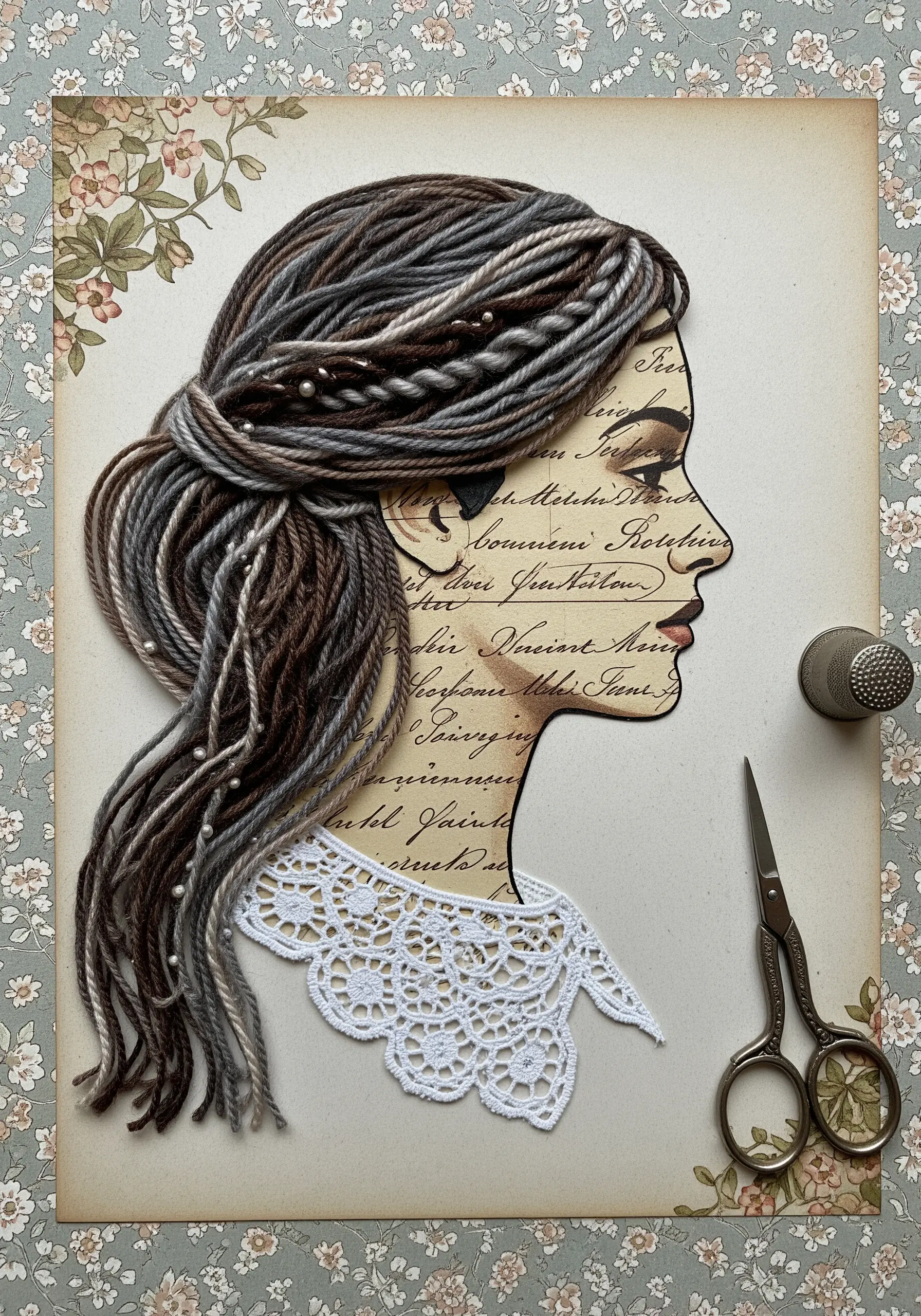 22 Collage Art Experiments Combining Paper, Texture, and Embroidery ...